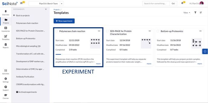 What is SciNote’s Structure?
